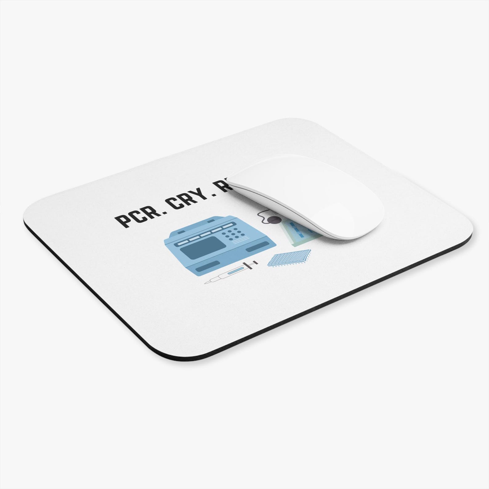 Pcr-cry-repeat Funny Molecular Biology Mouse Pad, Funny Biology Student ...