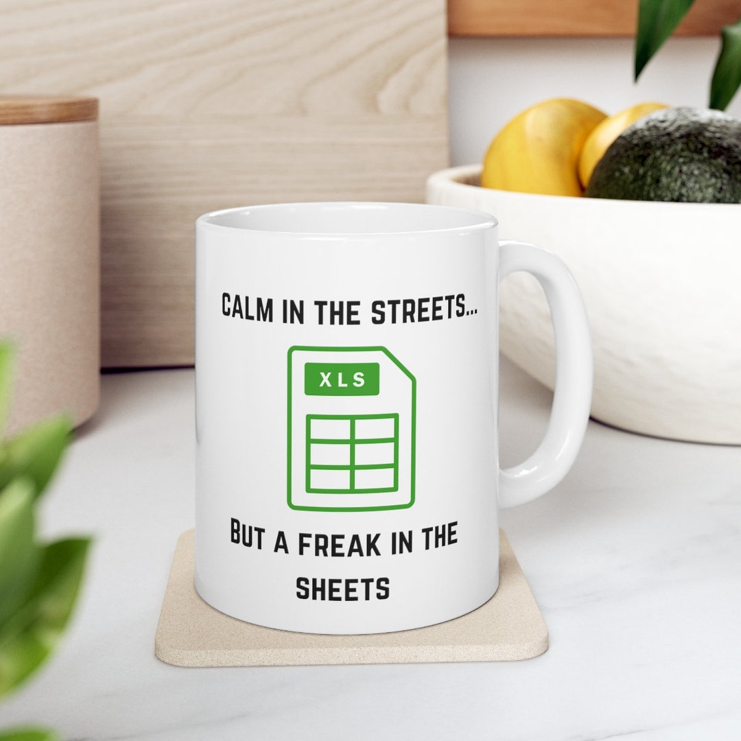 Excel Spreadsheet Mug Funny Programmer Gift, STEM Teacher Gift Computer ...