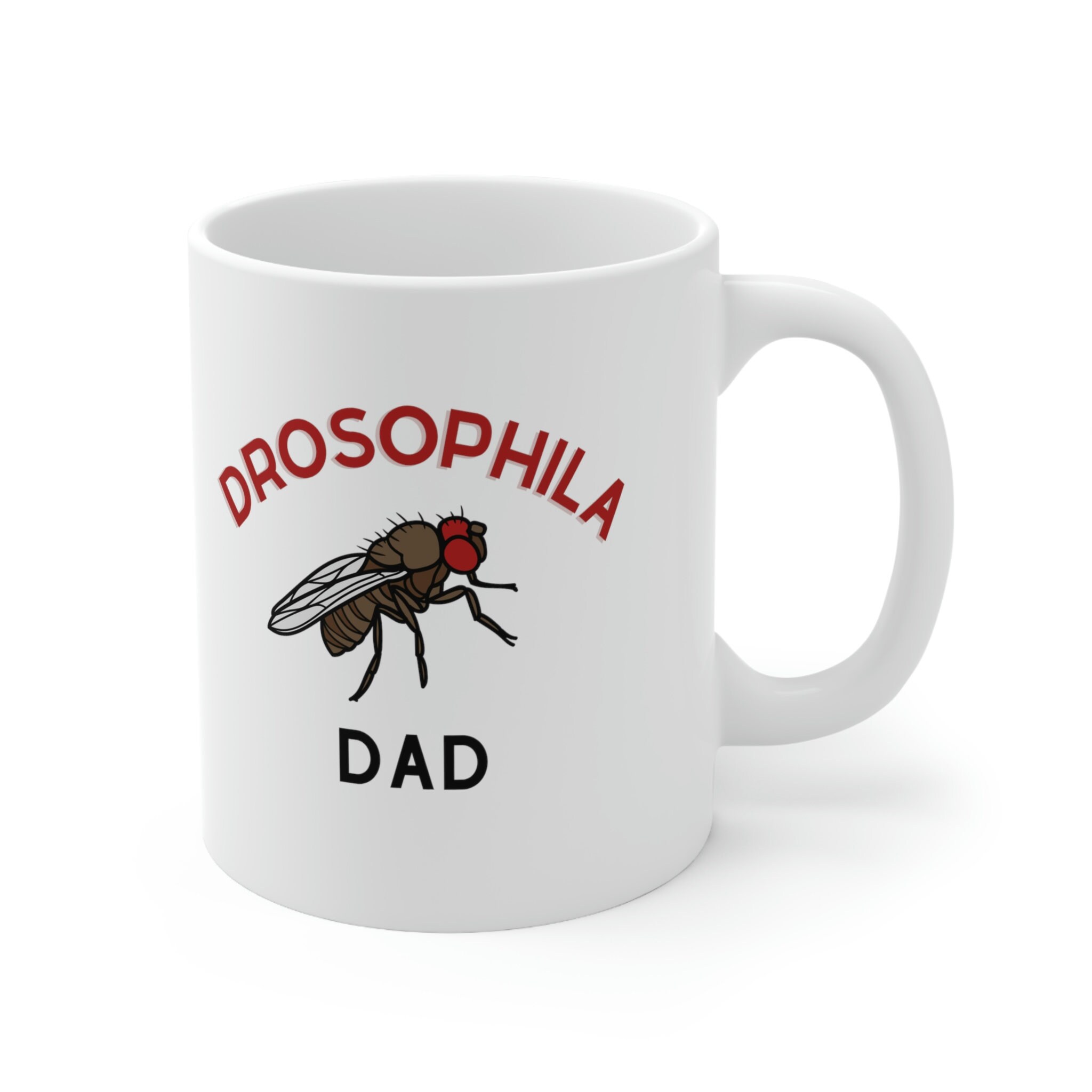 Drosophila Dad Mug, Fruit Fly Mug, Insect Mug, Big Mug, Biology Mug ...