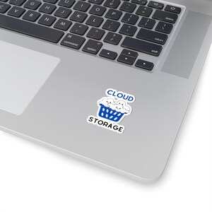 Cloud Storage Funny Computing Stickers, Cute Computer Science Tech ...