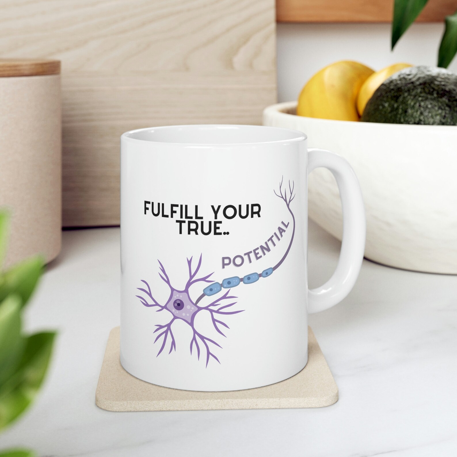 Neuron Mug Funny Science Gift, Science Teacher Gift STEM Neuroscience ...