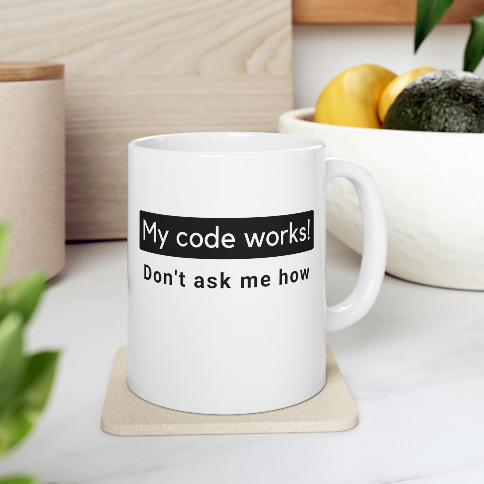 My Code Mug Funny Coding Gift, Programming Teacher Gift STEM Coder Mug, Cute Programmer Lover ...