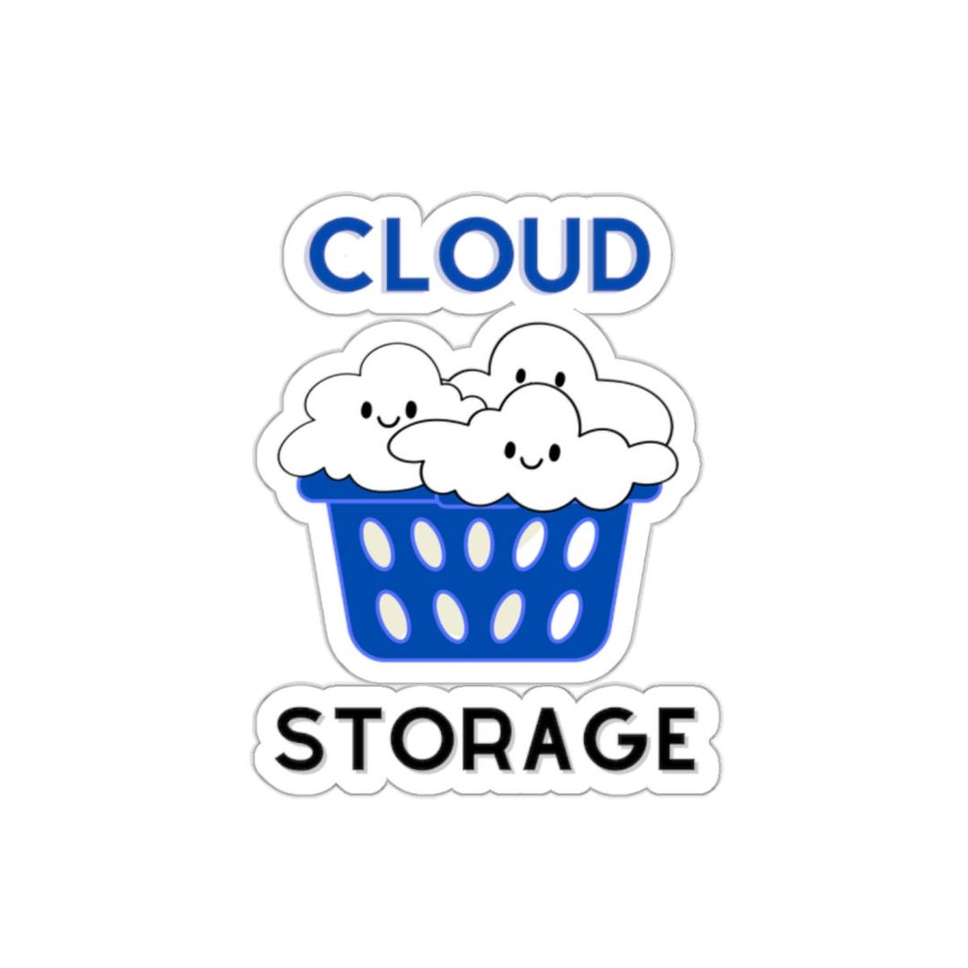 Cloud Storage Funny Computing Stickers, Cute Computer Science Tech ...