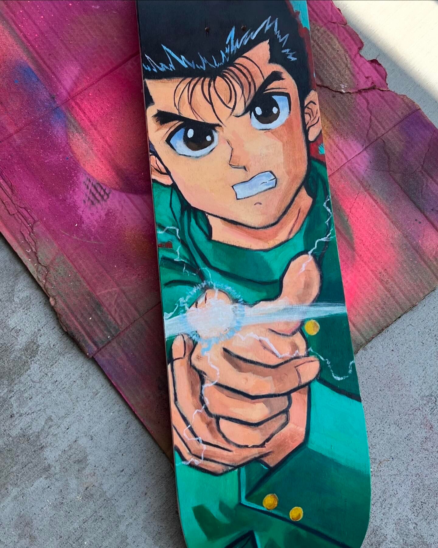 Anime Skateboard Custom Deck - Etsy