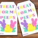 Peeps Tags, Treats for My Peeps Gift Tags, Happy Easter Gift Tags ...