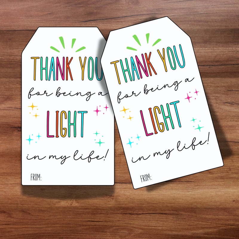 You Light up My Life Tag - Etsy