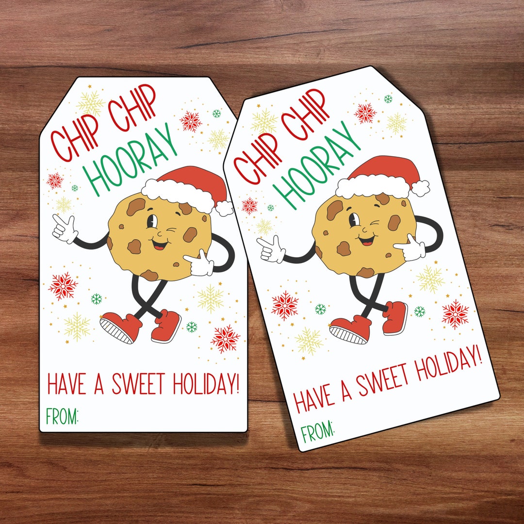 Cookie Christmas Treats, Neighbor Christmas Treat, Secret Santa Tag ...