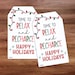 Time to Relax and Recharge Gift Tag, Happy Holidays, Teacher Christmas ...