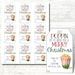 Printable Popcorn Merry Christmas Gift Tag, Just Popping by to Wish You ...
