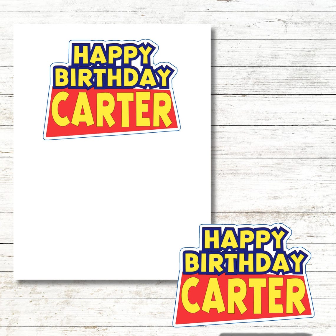 Toy Story Logo Printable Cake Topper, Toy Story Birthday Party, Digital ...