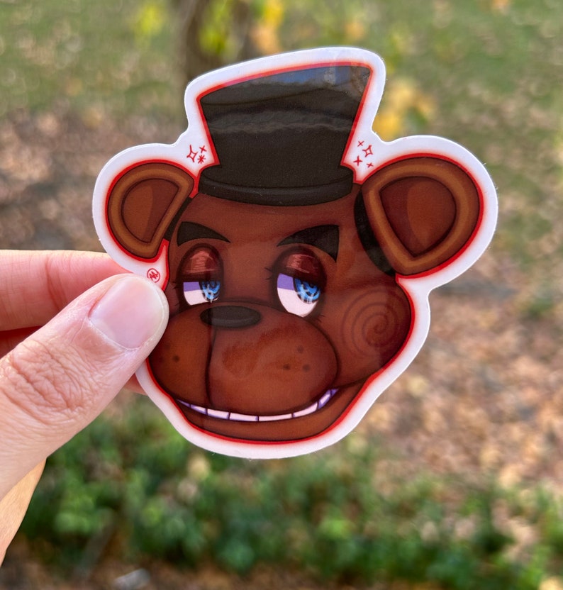 Freddy Fazbear 3''x3'' Sticker - Etsy