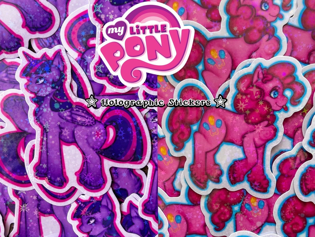 MLP Star Holographic Stickers - Etsy