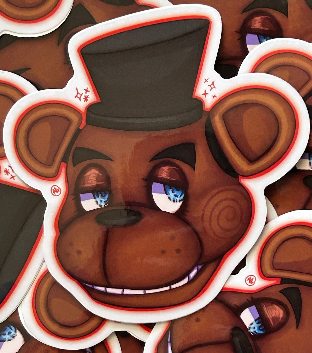 Freddy Fazbear 3''x3'' Sticker - Etsy