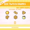 Bee Twitch Overlay With Panels,emotes, Sub Badges, Channel Points Cute ...