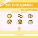 Bee Twitch Overlay With Panels,emotes, Sub Badges, Channel Points Cute ...