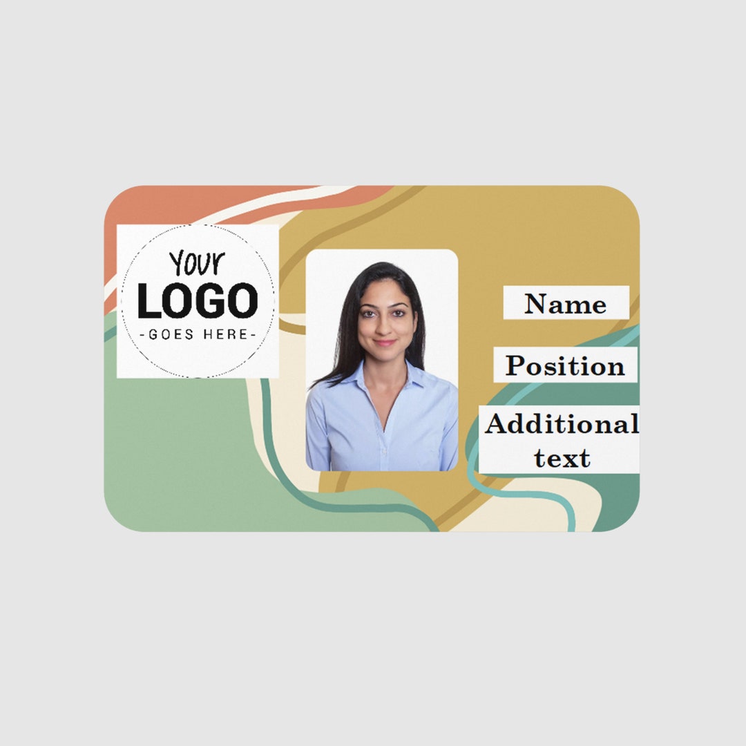 ID Card for Businesses-detailed Personalized Identification Card Your ...