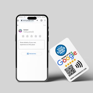NFC Google Reviews Tap-to-review Card: Simplify Your Customer Feedback ...