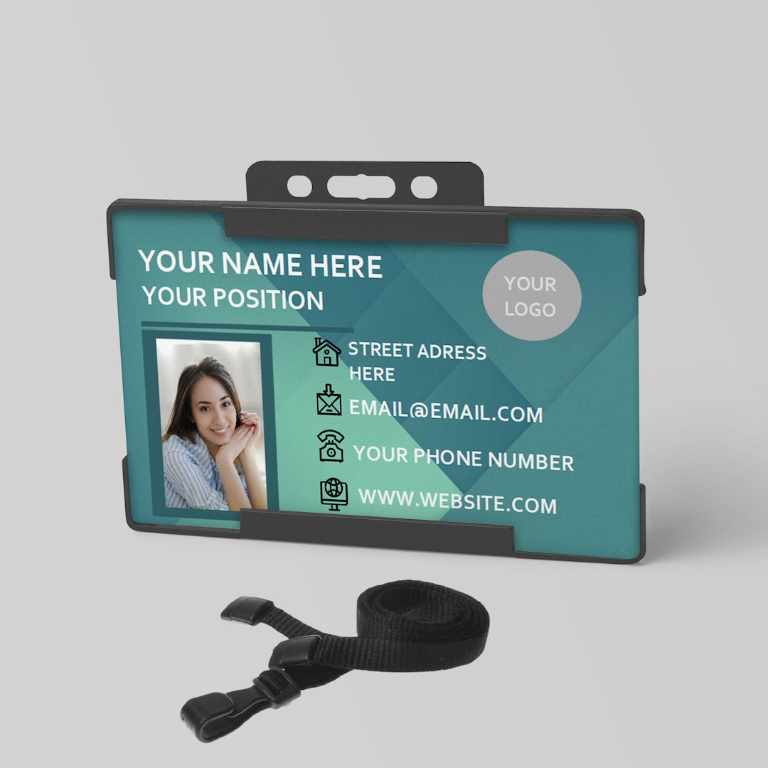Personalized Staff Photo ID Card IC12 Identification Card for Staff ...