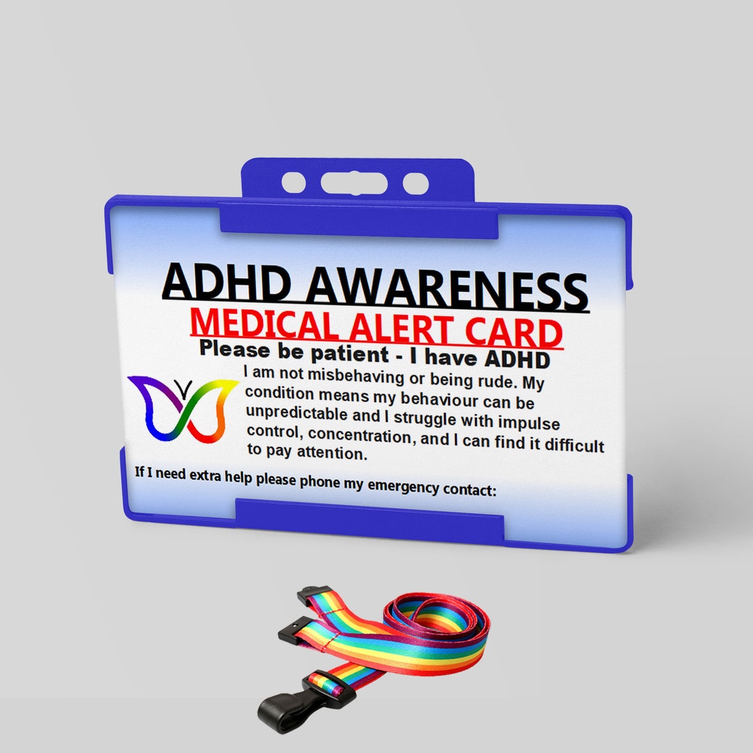 ADHD Awareness Card - Etsy