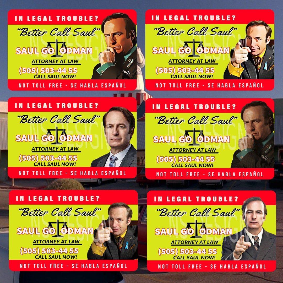 Better Call Saul PVC Plastic ID Cards TV Cosplay Prop - Etsy