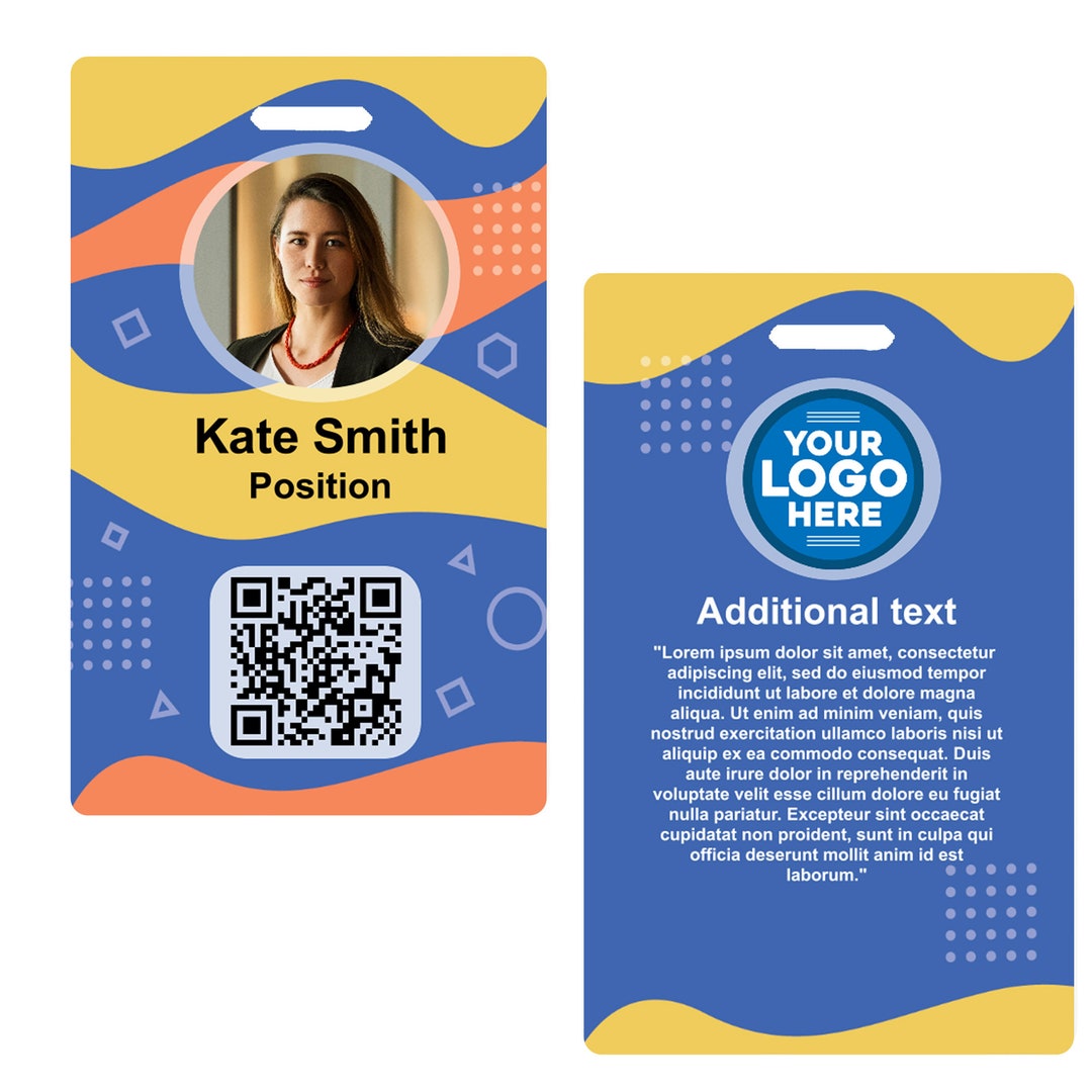 Customized Plastic ID Card Staff Badges, Membership Cards, Loyalty Card ...