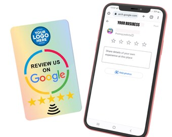 NFC Google Reviews Tap-to-review Card: Simplify Your Customer Feedback ...