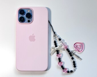 Simple Star Charm Phone Charm Red, Black, Silver or Pink, Black, Silver ...