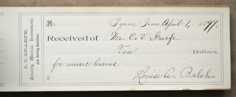 Antique Victorian 1880s-1890s Receipt Book Marbled Cover - Etsy