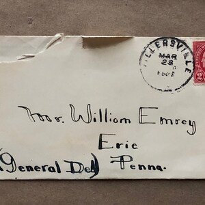 Vintage Envelopes GOLD Wax Seals, 1920s Envelopes, Old Handwriting ...