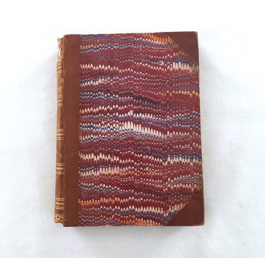 Antique Victorian 1880 Book Acme Library of Standard Biography, Chaucer ...