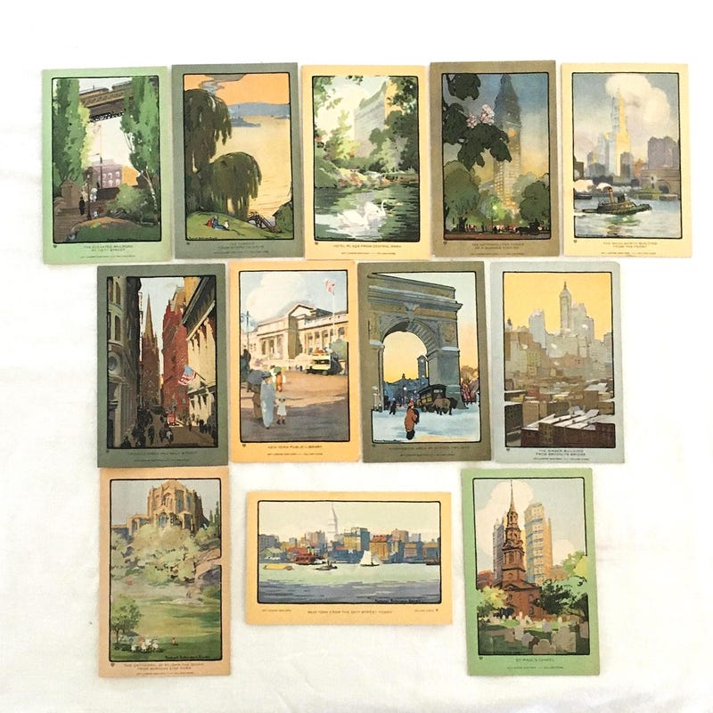 Antique Nyc Postcards - Etsy