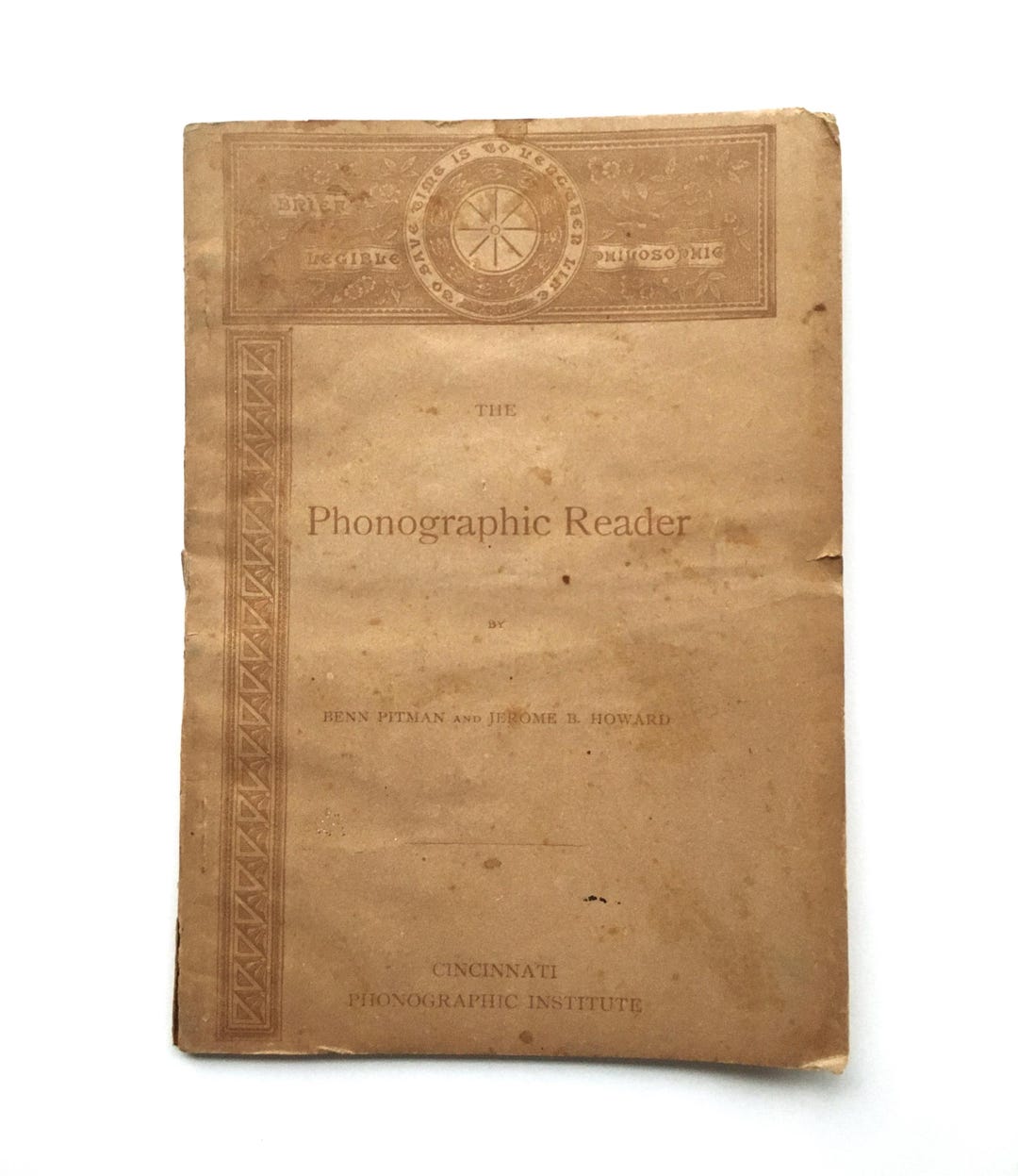 Antique 1890 the Phonographic Reader, Softcover Victorian Booklet ...