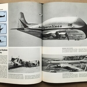 Vintage 1965 Flight Book, Color & Black and White Llustrated, Airplanes ...