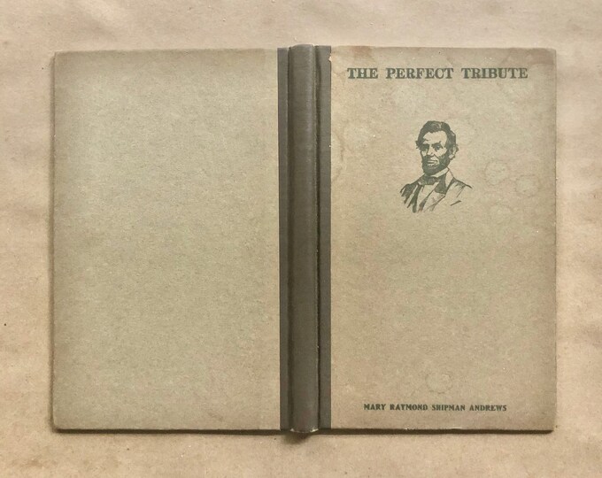 Vintage Book Cover the Perfect Tribute Brown Hardcover Book Cover ...