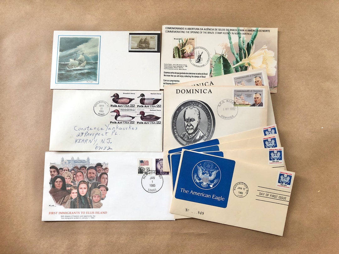 1980s Ephemera, 1983 Brazil Cactus Series, Vintage Envelopes, Vintage ...