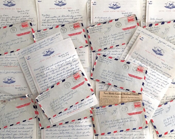 Random Pick Vintage Love Letters WWII 1943 1944 1945 Marine to ...