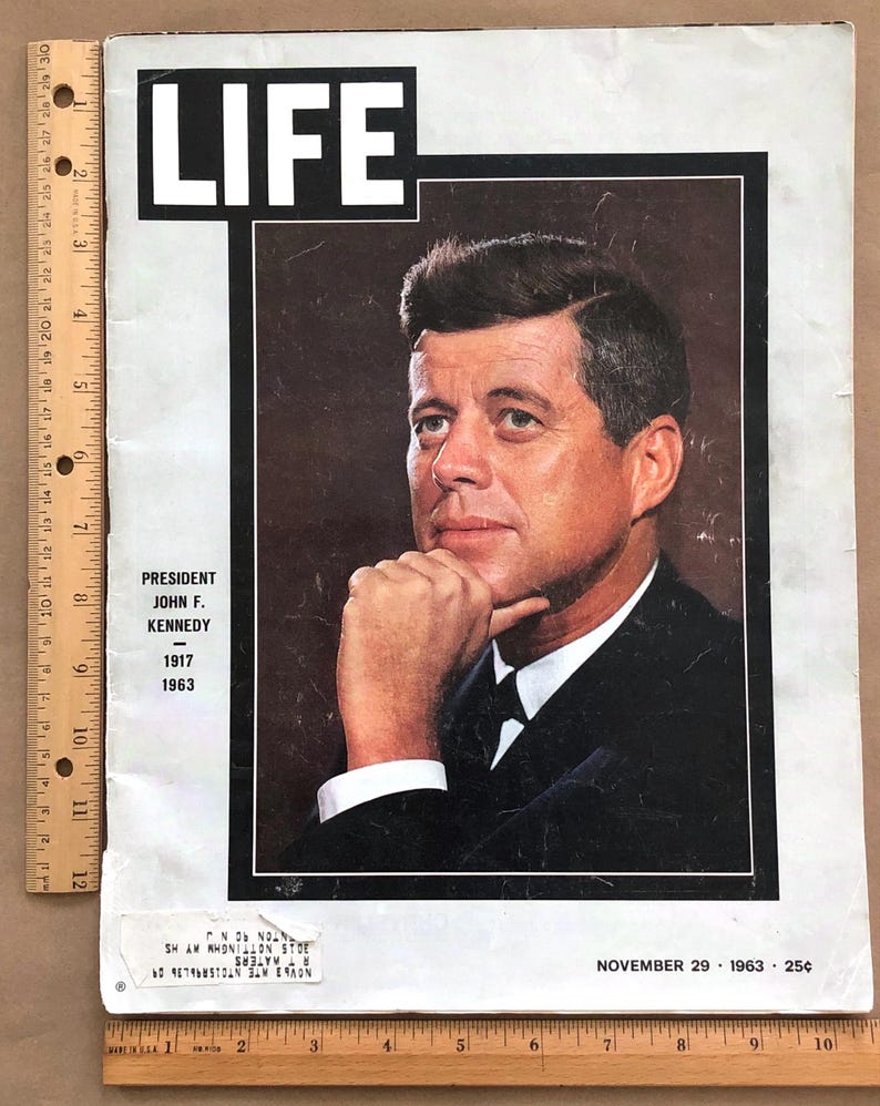 Original JFK Ephemera Bundle, Life Magazine, 1964 Stamps Original ...