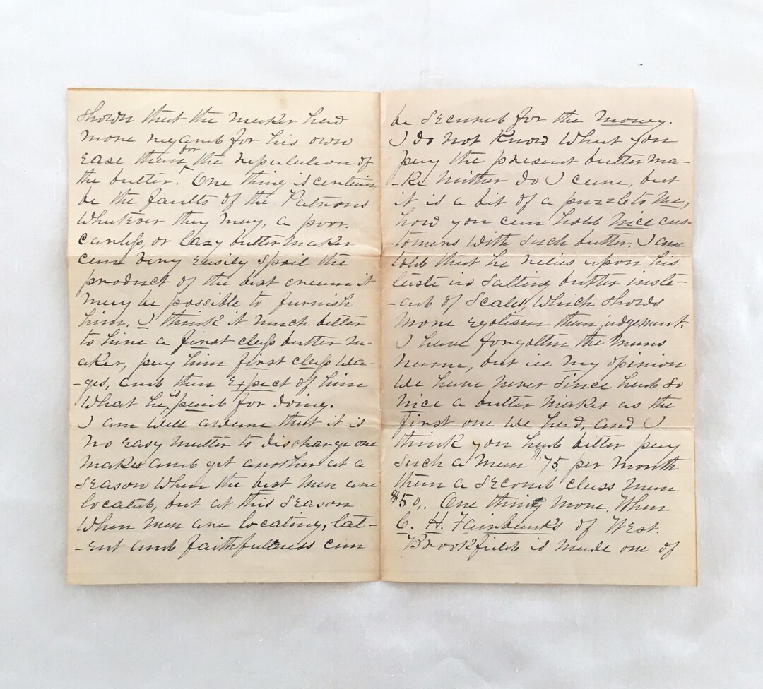Authentic 1890 Antique Victorian Letter SC Governor DH Chamberlain ...