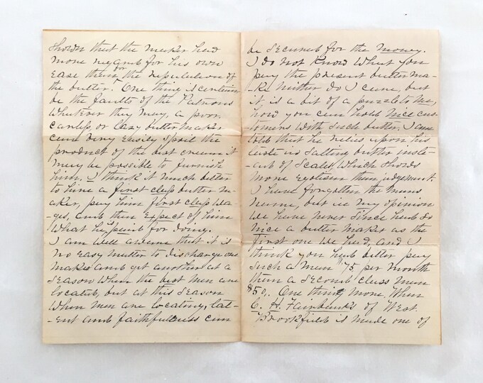 Authentic 1890 Antique Victorian Letter SC Governor DH Chamberlain ...