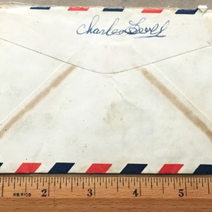 Vintage WWII 1941 US Navy Air Mail Envelope, USS Goff Destroyer Ship ...