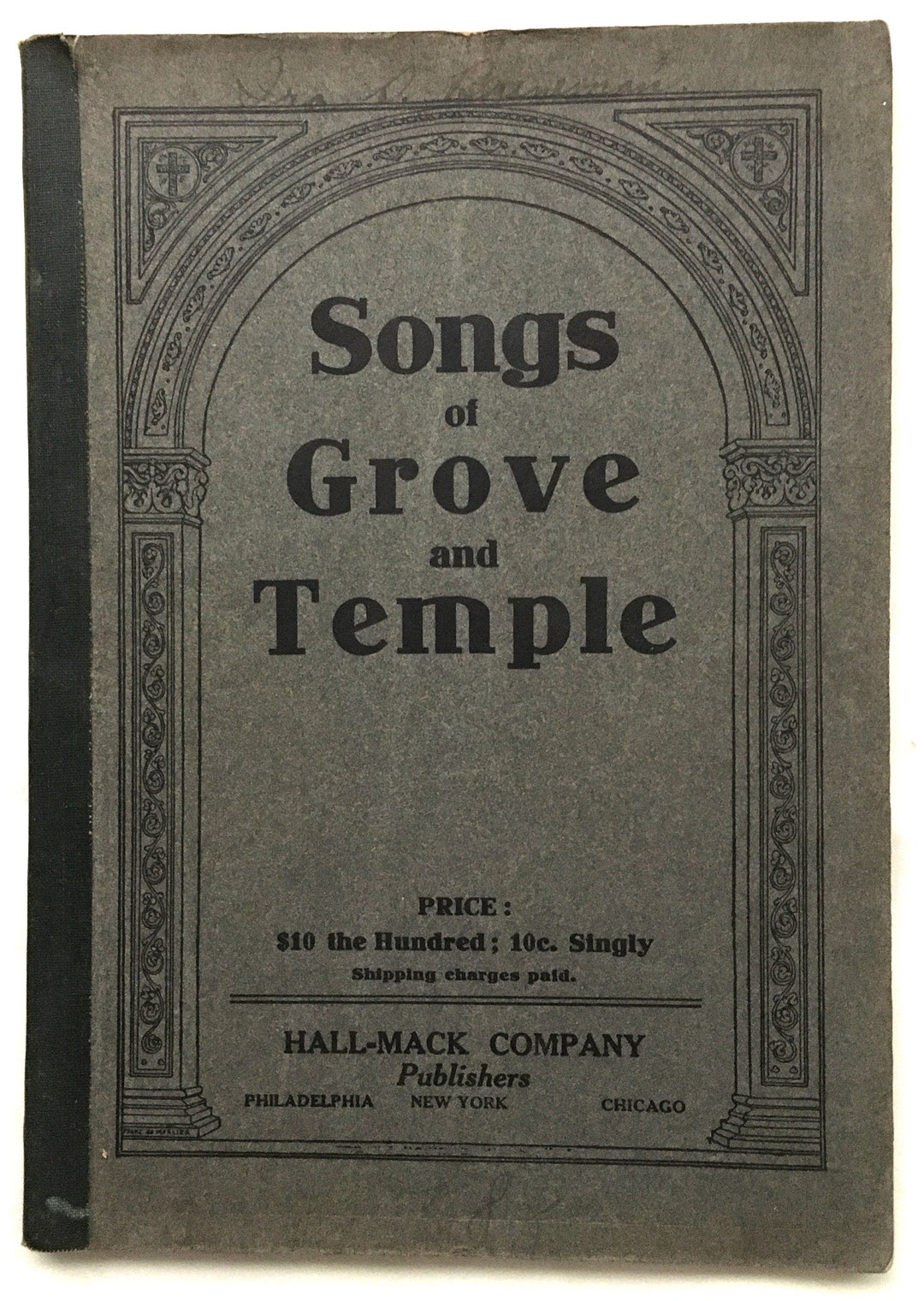 1910s Songs of Grove and Temple Book, Christian Gospel, Hymns, Music ...