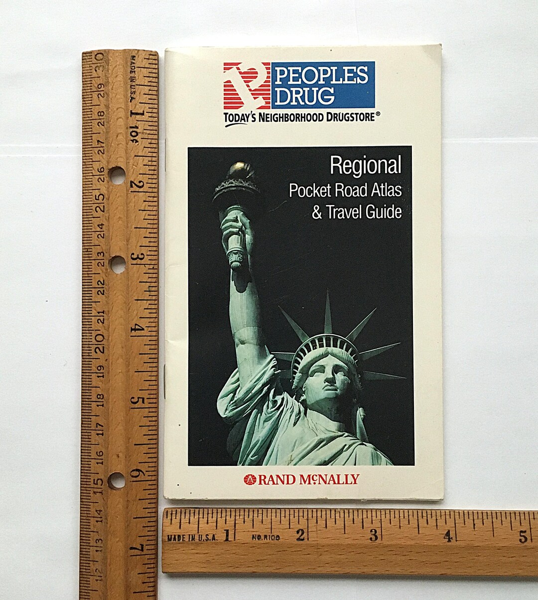 Vintage Map Booklet, Small Color Maps 1994 Rand Mcnally Pocket Road ...