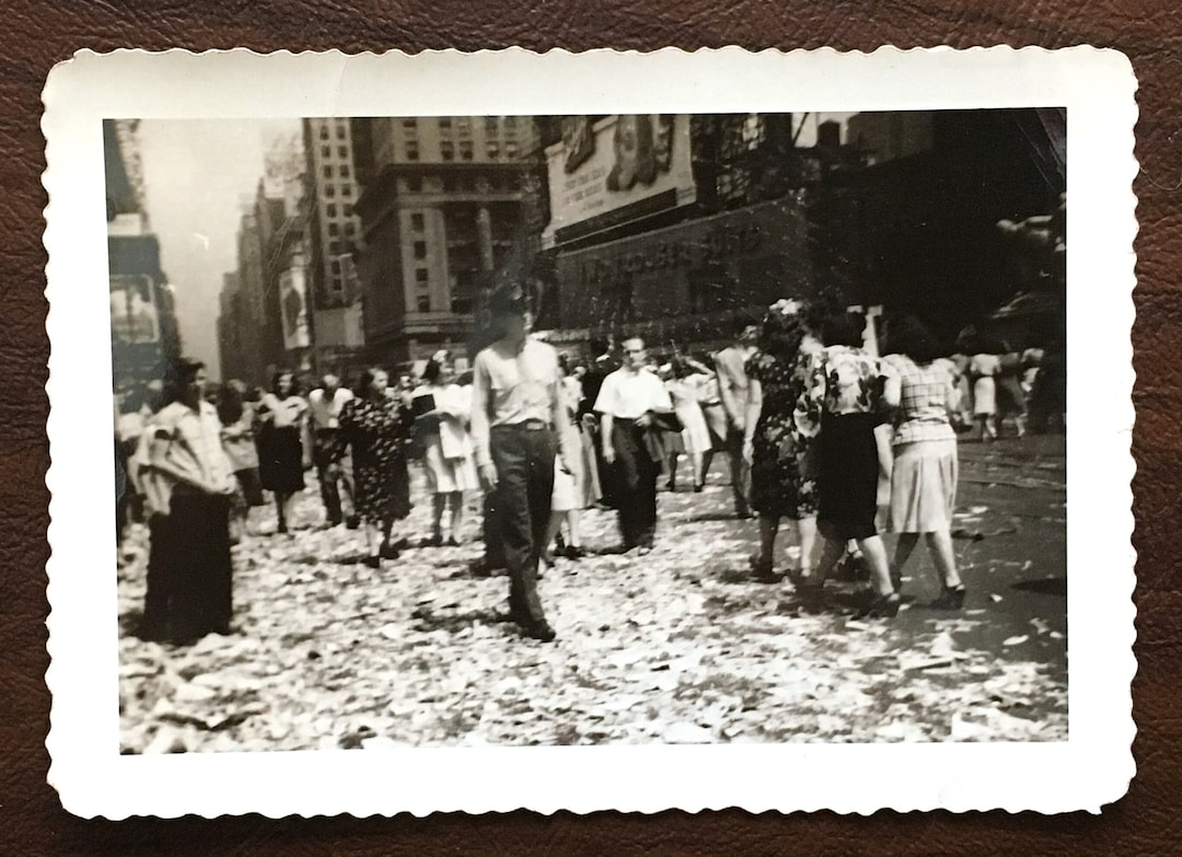 Authentic Original Vintage WWII End NYC Ticker Tape Parade Photo 1945 ...
