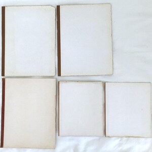 Antique Victorian Photo Album Illustrated Pages, Satin Finish End ...