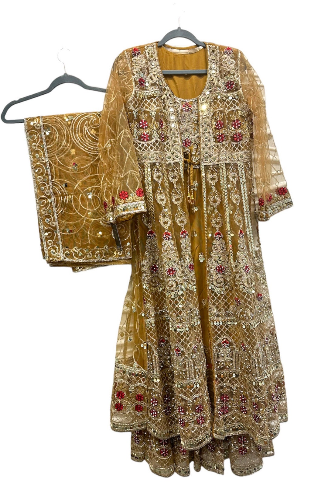 Fancy Net Open Gown Shirt Party Wear - Etsy