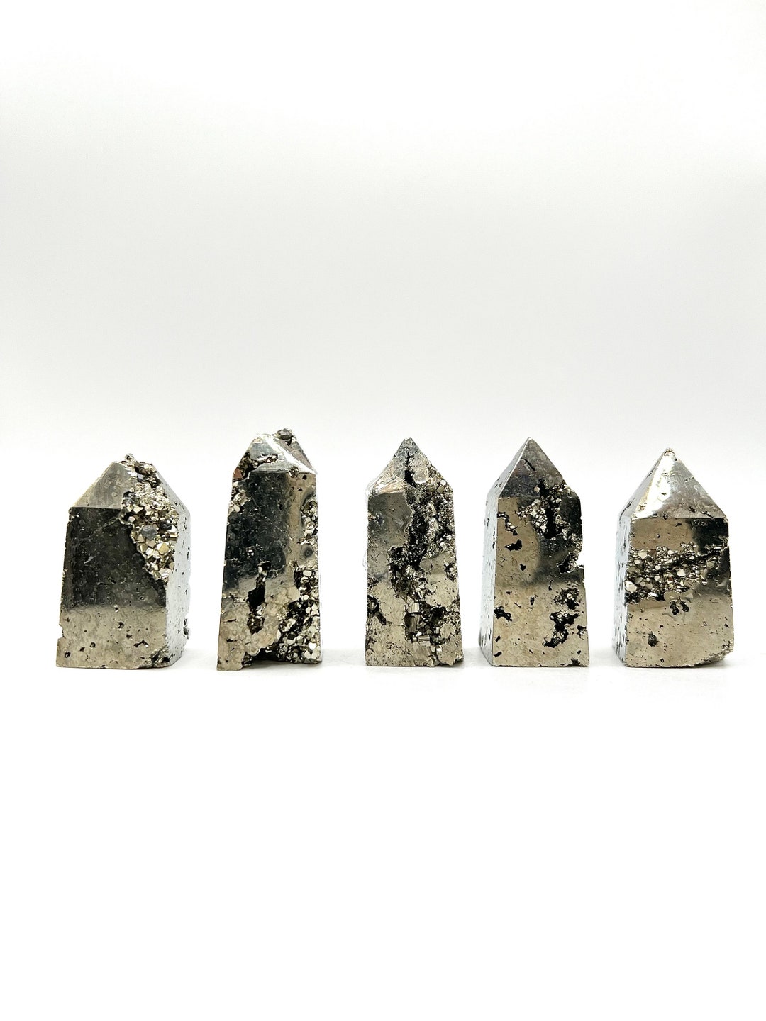 Pyrite Mini Tower - Etsy