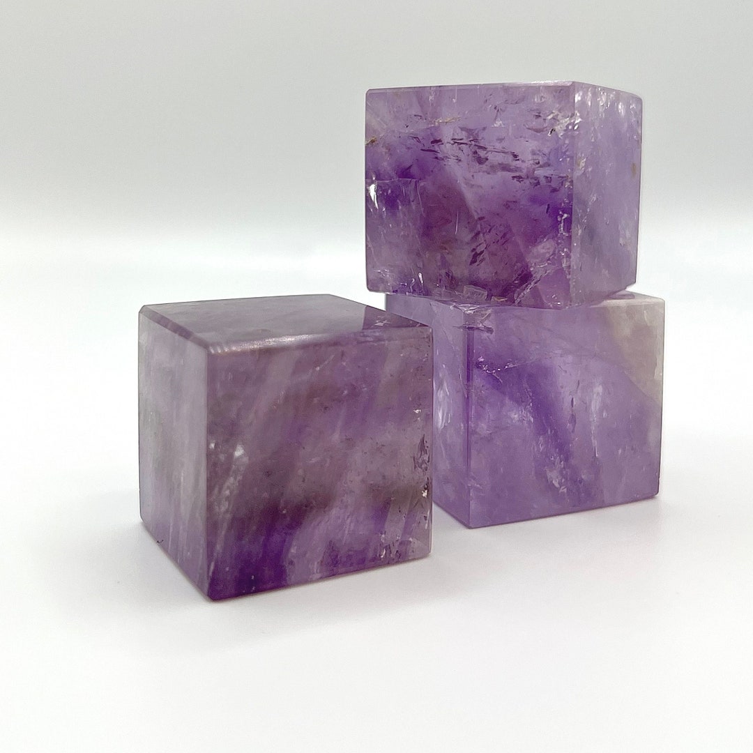 Amethyst Cubes - Etsy