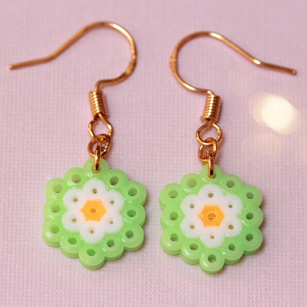 Perler Bead Earrings - Etsy