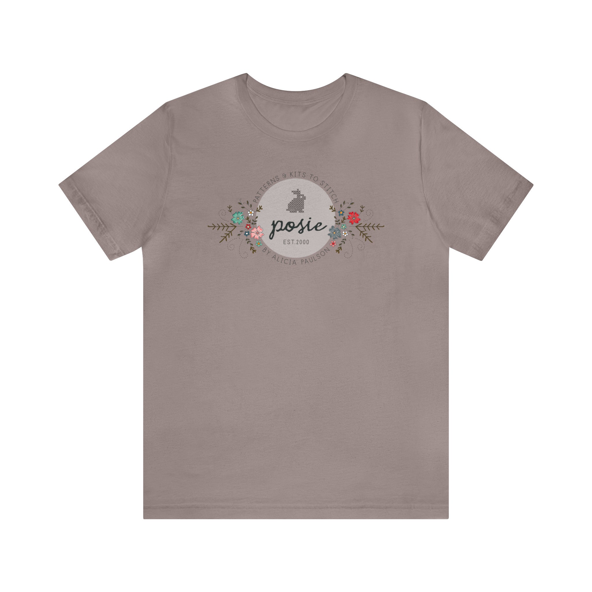 Posie Logo Tee Shirt, Posie Patterns and Kits to Stitch, Posie by ...
