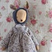 Deer Doll Pattern, Soft Doll Sewing Pattern, Cloth Doll Pattern, Hand ...